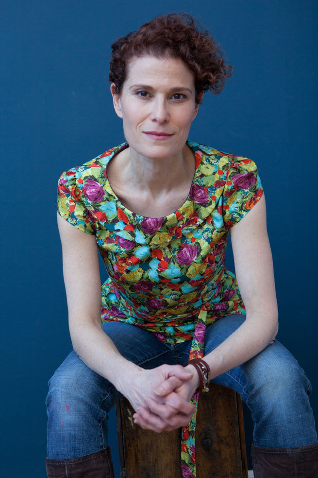 The Audrey Blouse - Brushstrokes (30% OFF) – Red Thread Design